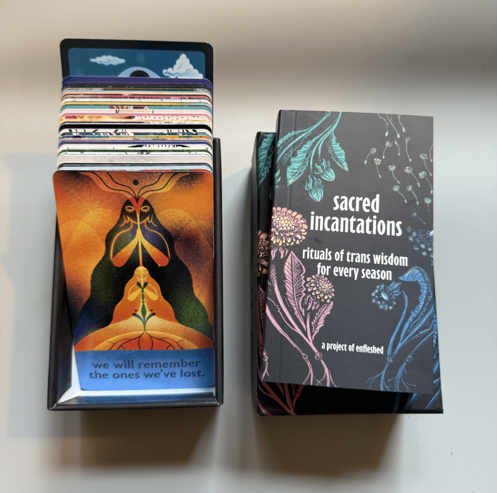 Sacred Incantations deck + book - Little Red Tarot